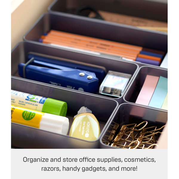 Yamazaki Home Stackable Organizers [Set Of 2] - Four Sizes, Deep | Wayfair